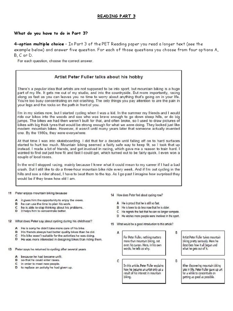 Example Below) and Answer Five Question. For Each of Those Questions ...