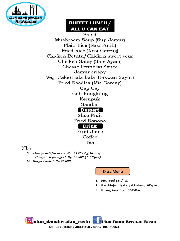 Buffet Lunch+foto 2022 | PDF