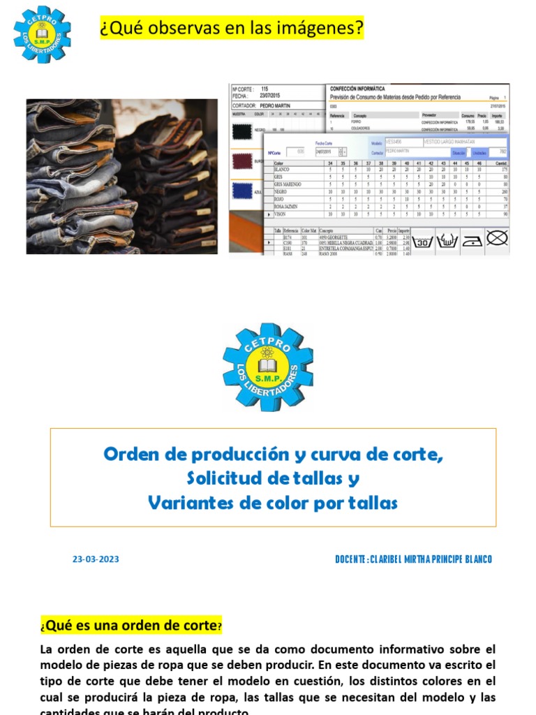 Orden de Produccion #4 | PDF
