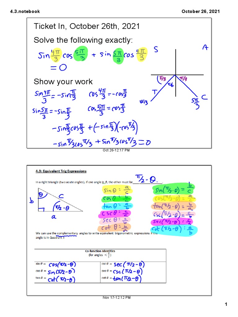 4.3 Advanced Functions | PDF 4.3 Advanced Functions | PDF