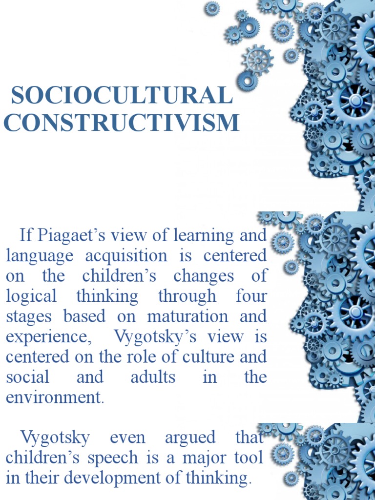 Sociocultural Constructivism | PDF | Behavioural Sciences ...