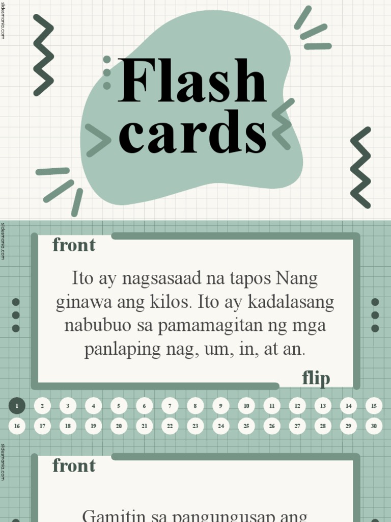 Flash Cards | PDF