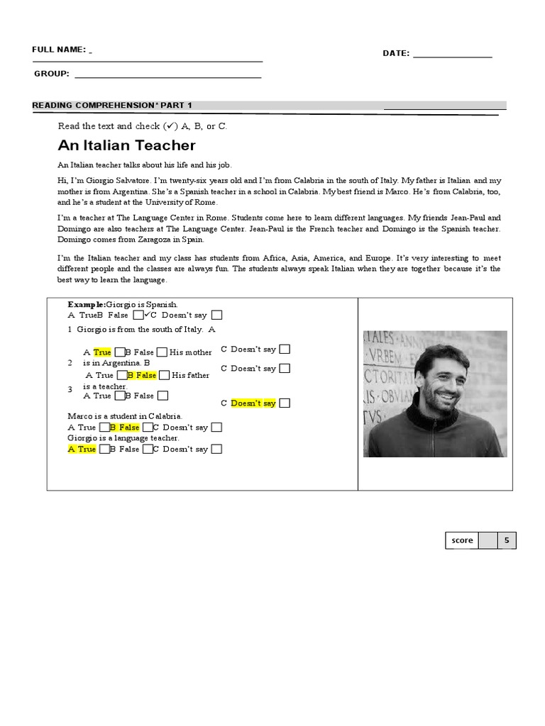 Mid-Term Exam | PDF | Italy | Spanish Language