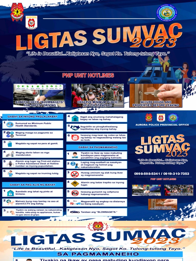 Ligtas Sumvac 2023 | PDF
