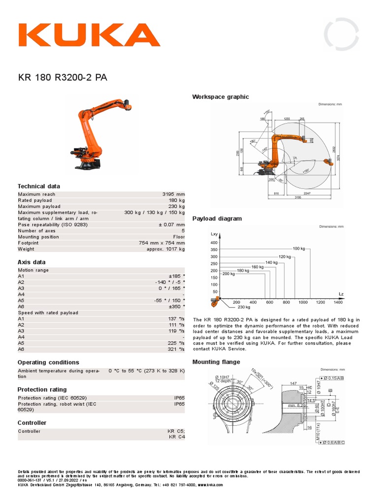 KR180R3200-2PA Spec | PDF