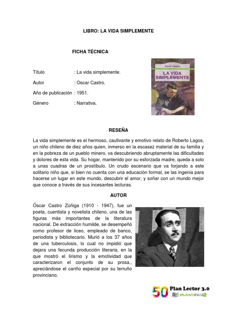 Libro: La Vida Simplemente | PDF