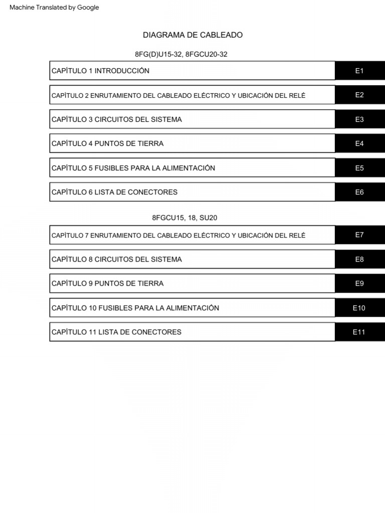 Diagrama de Cableado Eléctrico | PDF | Relé | Equipo