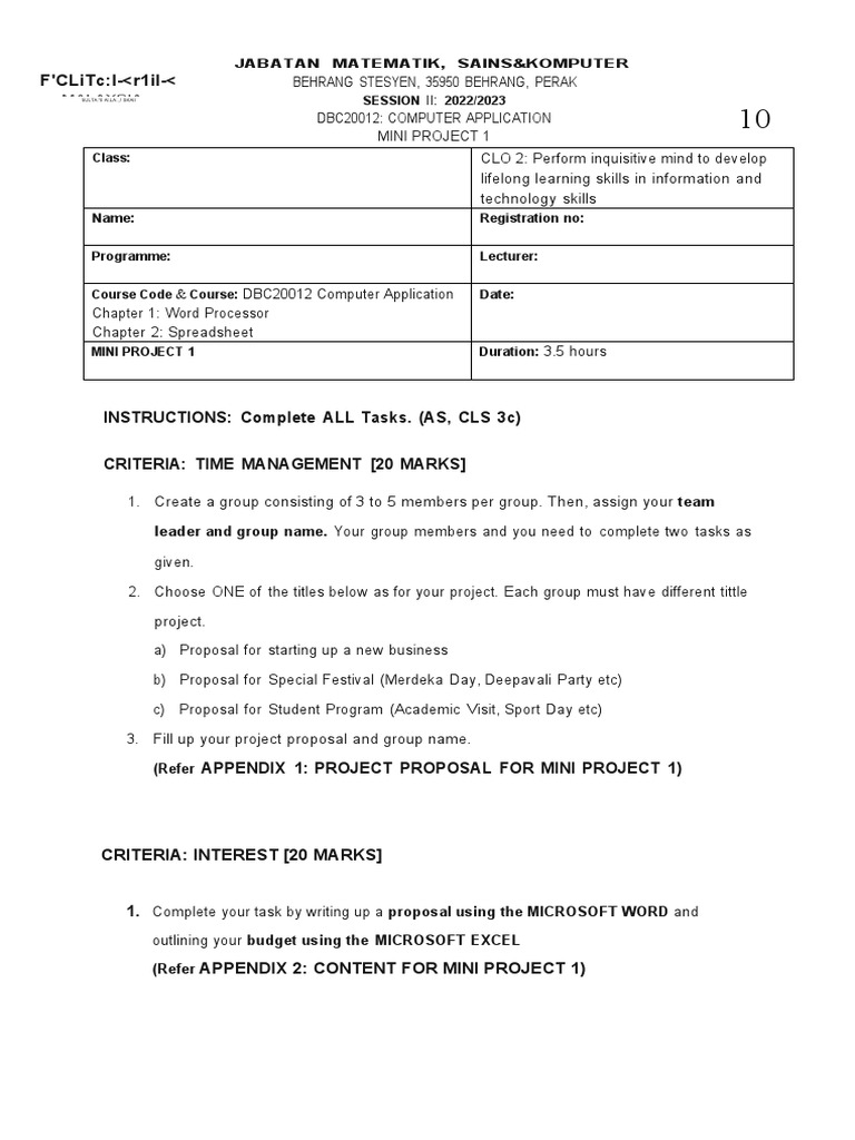 Computer Application Project Guide | PDF | Learning | Cognitive Science