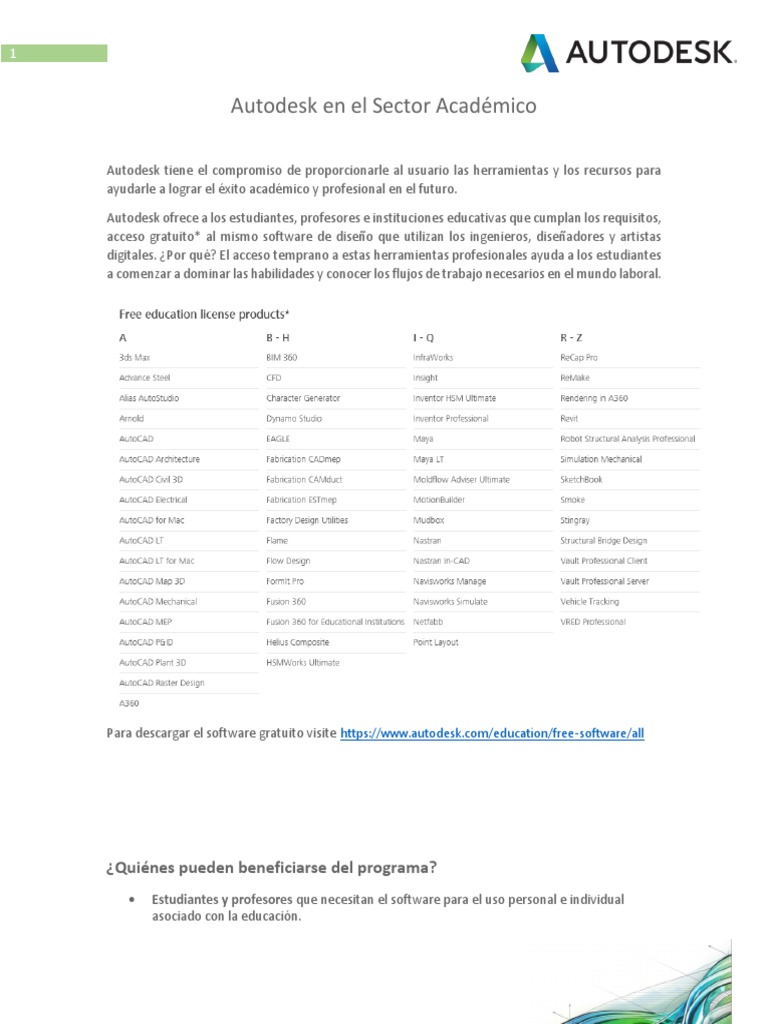 Autodesk en El Sector Académico 2 | Descargar gratis PDF | Enseñando | Software