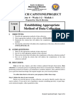 Module 1 Capstone | PDF | Teaching Method | Experiment
