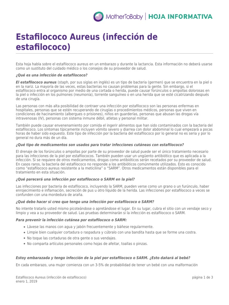 Estafilococo Aureus | PDF | Staphylococcus aureus resistente a la ...