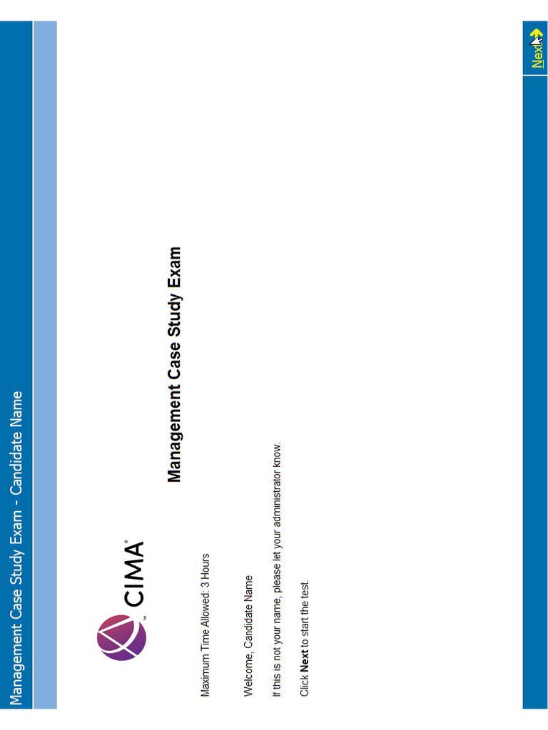 003 CIMA MCS May 2022 Exam Variant 2 Questions | PDF