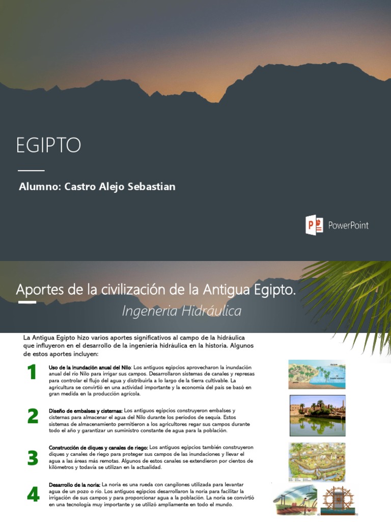 Castro Alejo Sebastian. Egipto | PDF | Riego | Antiguo Egipto