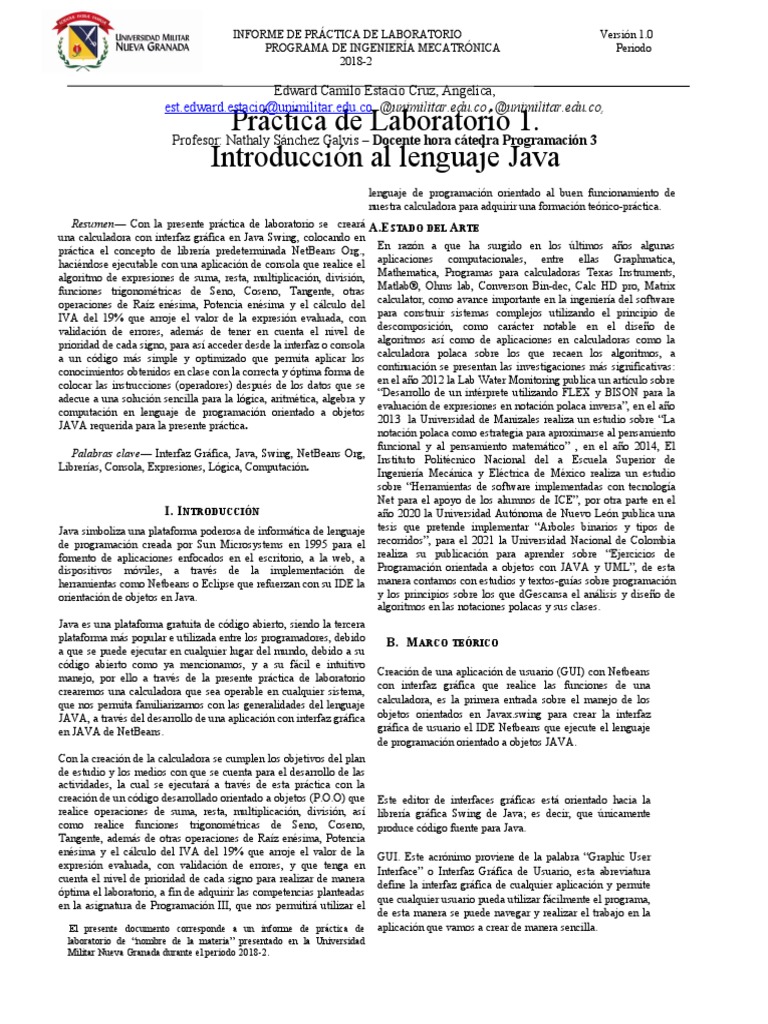 2018-2 IEEE_Informes_UMNG cleaned (3)- Calculadora Polaca (Recuperado automáticamente) | PDF ...