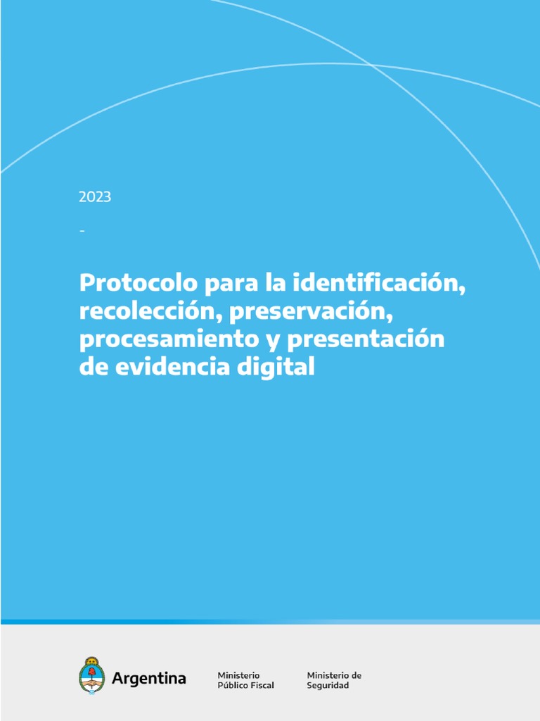 Protocolo para La Obtención de Evidencia Digital - Fiscales - Gob.ar | PDF