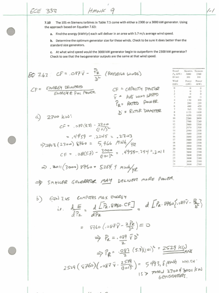 ECE 333 HMWK 9 Soln SP 2018 | PDF