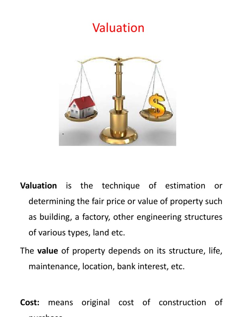 Valuation | PDF | Depreciation | Real Estate Appraisal