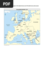 Map Before and After Wwi | PDF | World War I | Europe