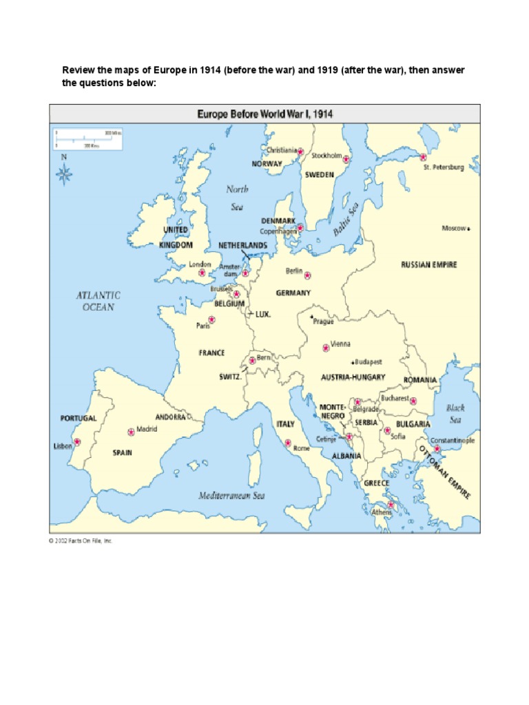 Europe 1914-1919: Changes and Conflicts | PDF | Travel | History