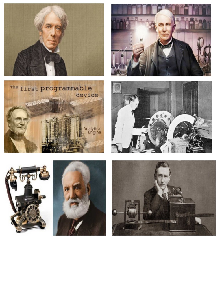 6 Penemu Listrik, Radio, TV, Bola Lampu, Telefon, Komputer | PDF