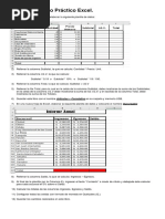 Ejercicio Excel | PDF