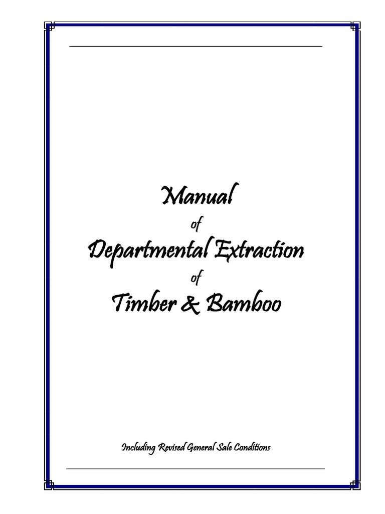 Det Manual | PDF | Lumber | Logging