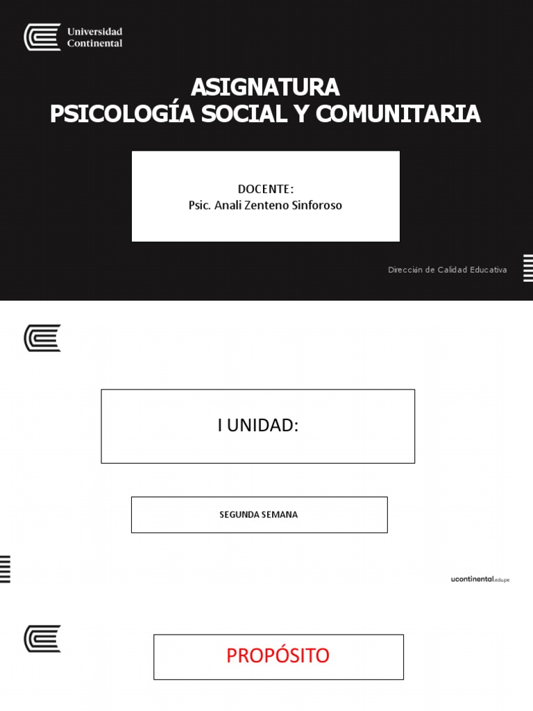 Semana 2 | PDF | Sicología | Psicología Social