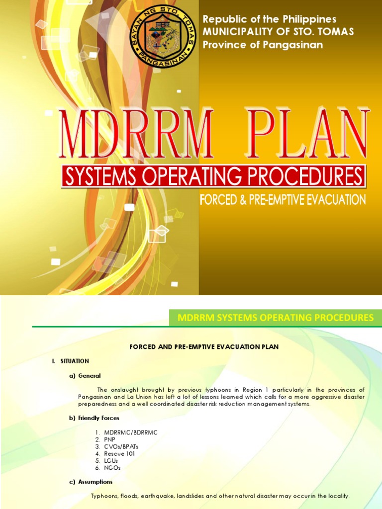 MDRRM Systems | PDF | Search And Rescue | Emergency Evacuation