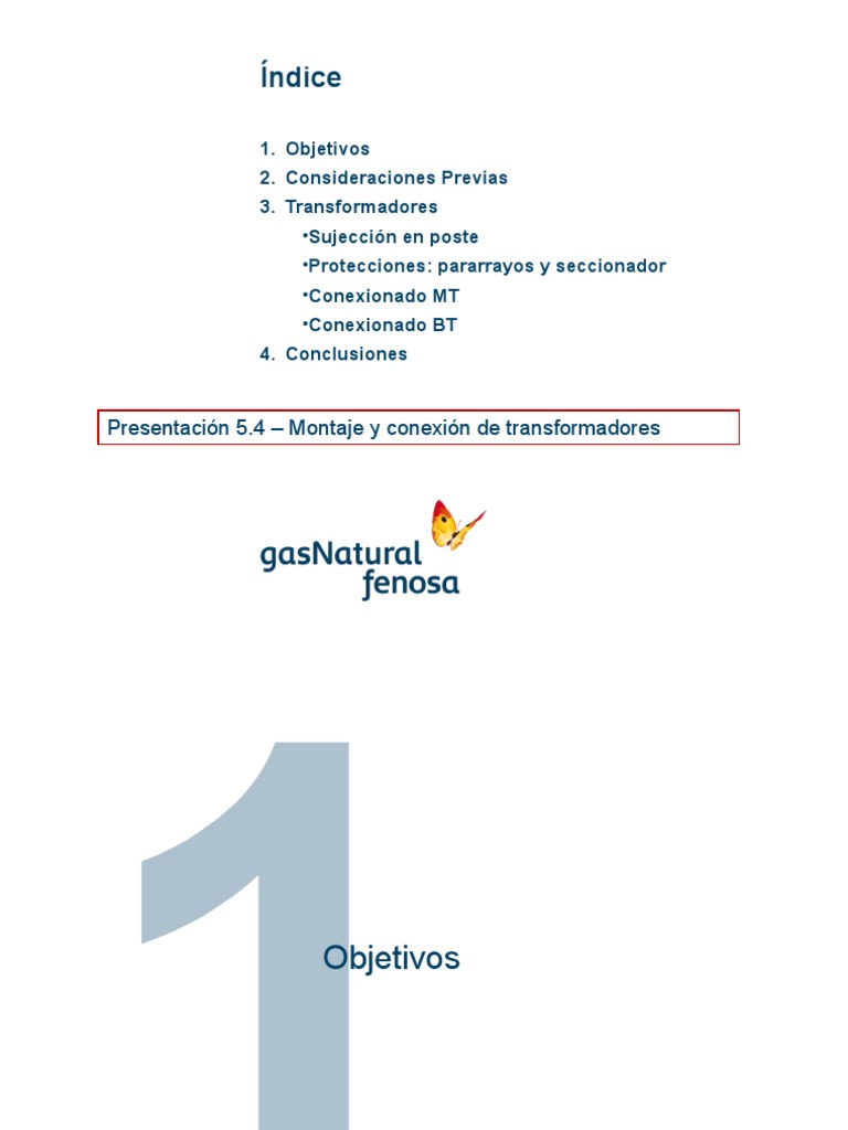 PRESENTACIÓN 5.4 - Complemento Conexionado Trafos, Seccionadores y Autoválvulas | PDF ...