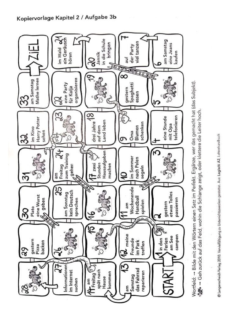 Spiel Perfekt Logisch A2 Kapitel 2 | PDF