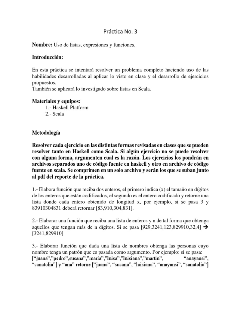 Práctica No 3u2 | PDF | Informática | Programación de computadoras