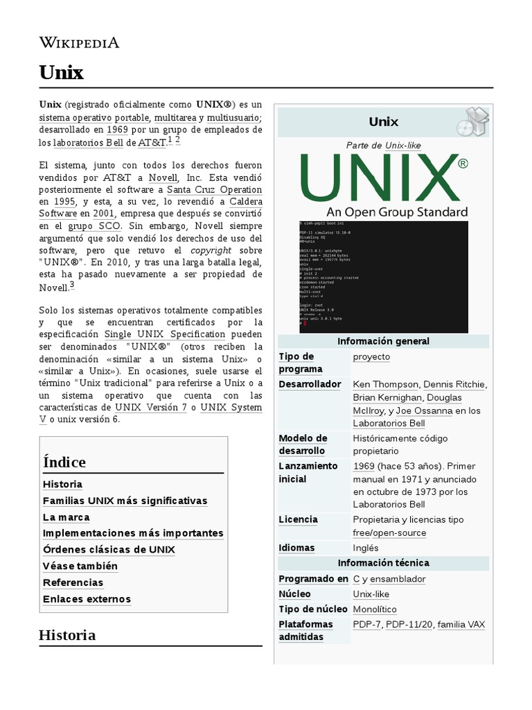Unix | PDF | Unix | Software del sistema