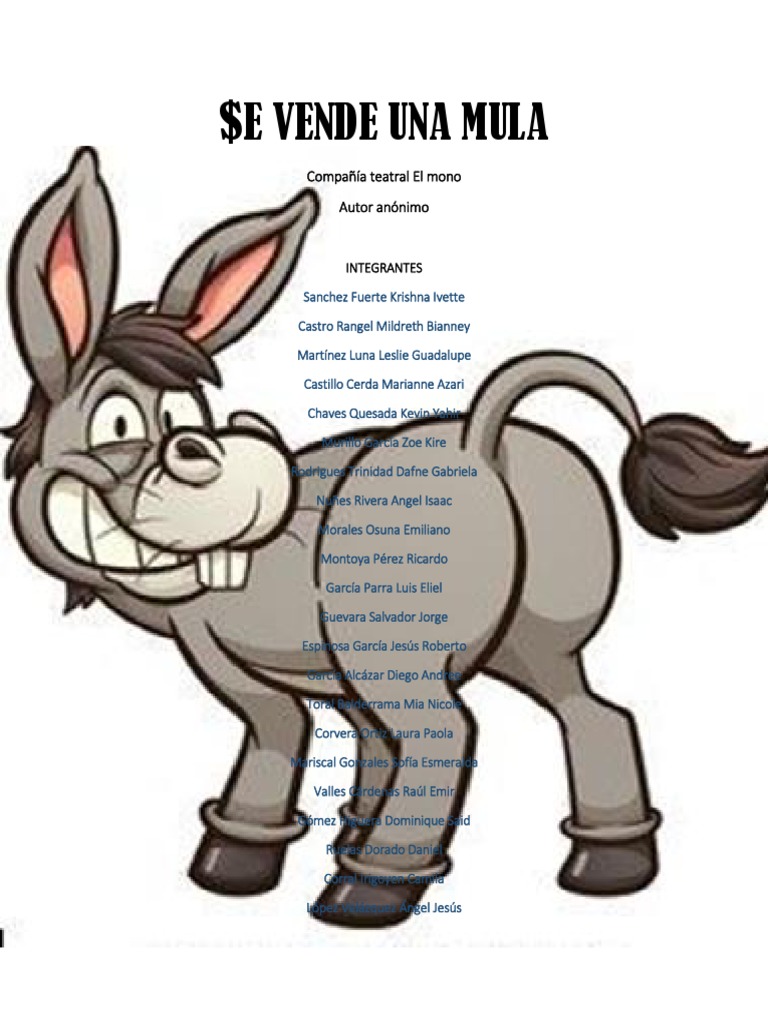 Se Vende Una Mula-1 | PDF