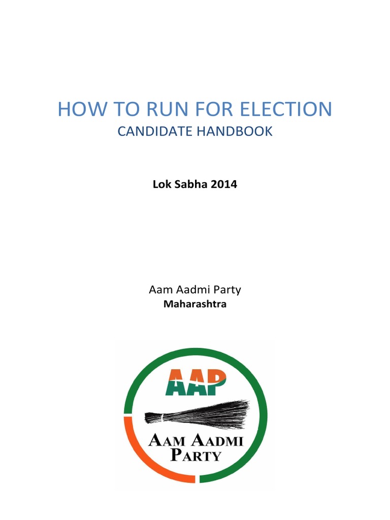 How To Run For Election | PDF | Elections