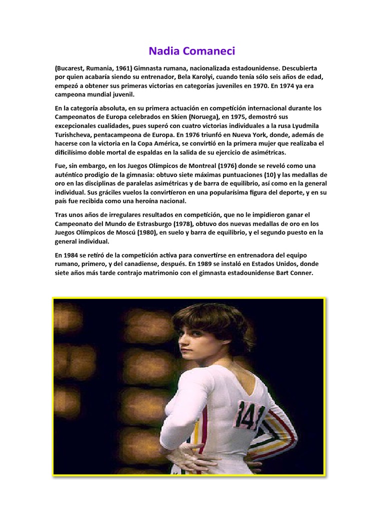 Nadia Comaneci | PDF