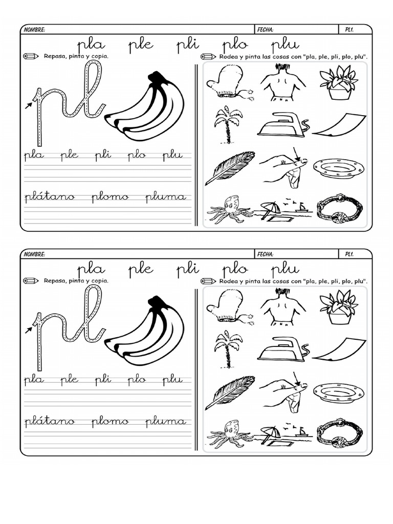 Actividades con pl | PDF