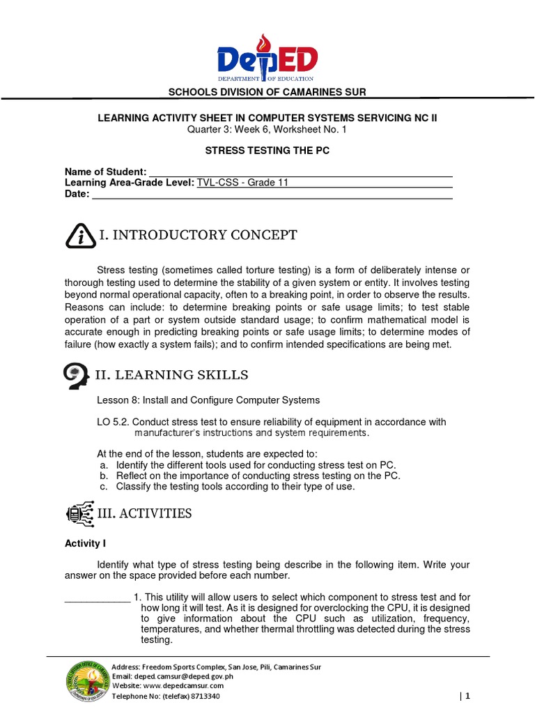 CSS-Grade 11-Q3-LAS6 | PDF | Graphics Processing Unit | Manufactured Goods