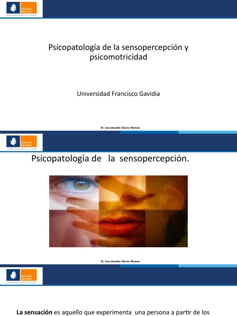 C3 Psicopatología de Sensopercepción y Psicomotricidad | PDF | Alucinación | Esquizofrenia
