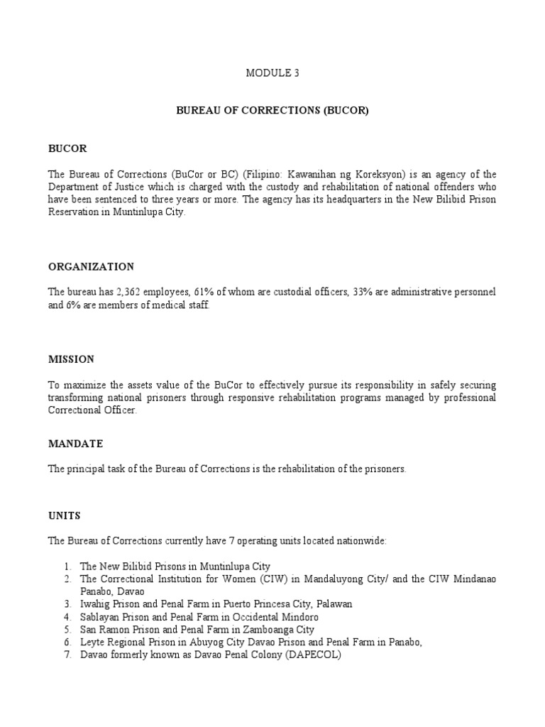 Module 3 Ca3 | PDF | Punishments | Total Institutions