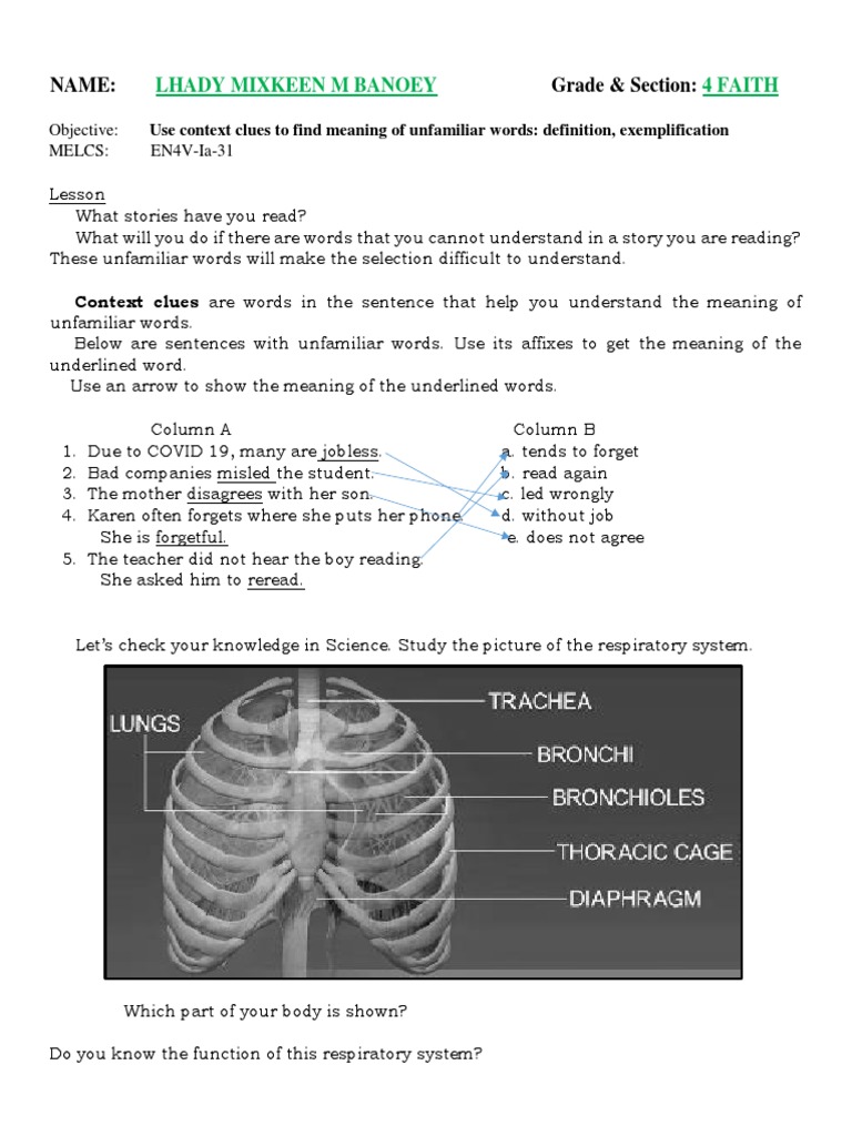 ENG4 - Q2 - Mod1 Finding Meaning of Unfamiliar Words Using Context ...