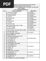 DFCCIL Corporate Office Directory | PDF