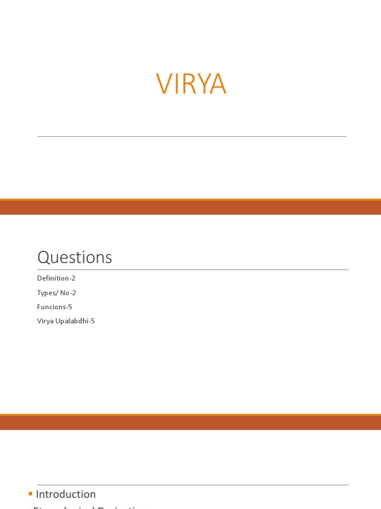 Virya UG | PDF | Ayurveda | Religious Philosophical Concepts