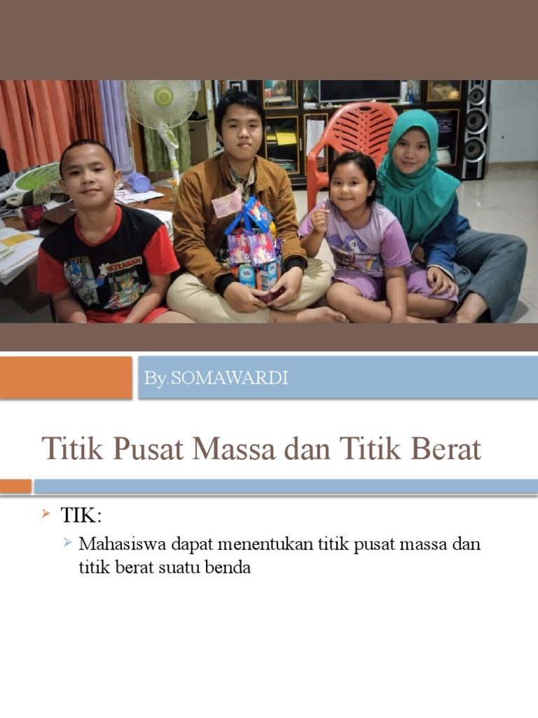 Titik Pusat Massa Dan Titik Berat | PDF | Center Of Mass | Weight