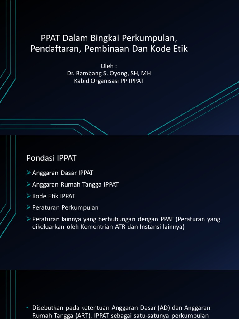 Kode Etik PPAT | PDF