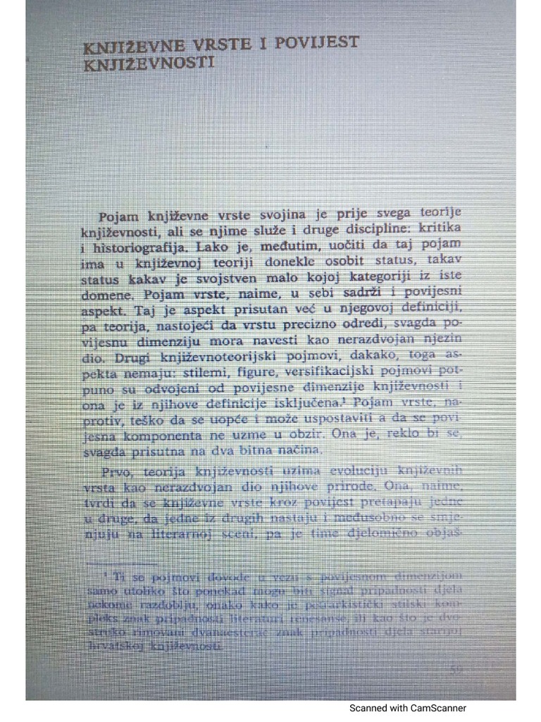 Pavicic Književni Rodovi I Teorija Knjizevnisti | PDF