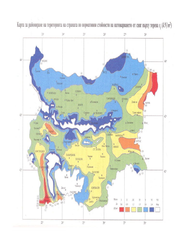Snow Load - Map | PDF