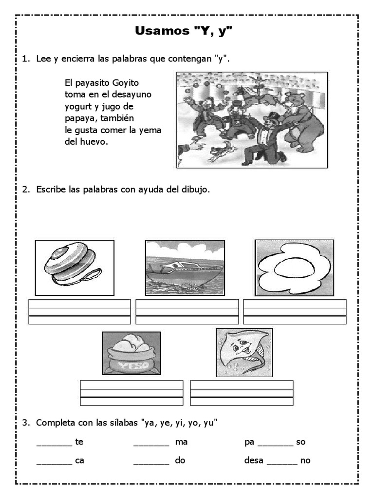 Palabras Con Y | PDF
