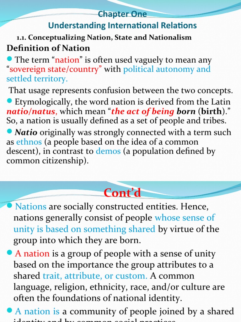 Lecture Note | Download Free PDF | Sovereign State | Nation