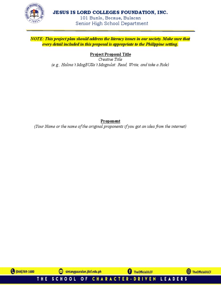 Raw Midterm Project Proposal Template 1 | PDF