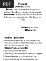 Tetori-Muaji I Letersise | PDF